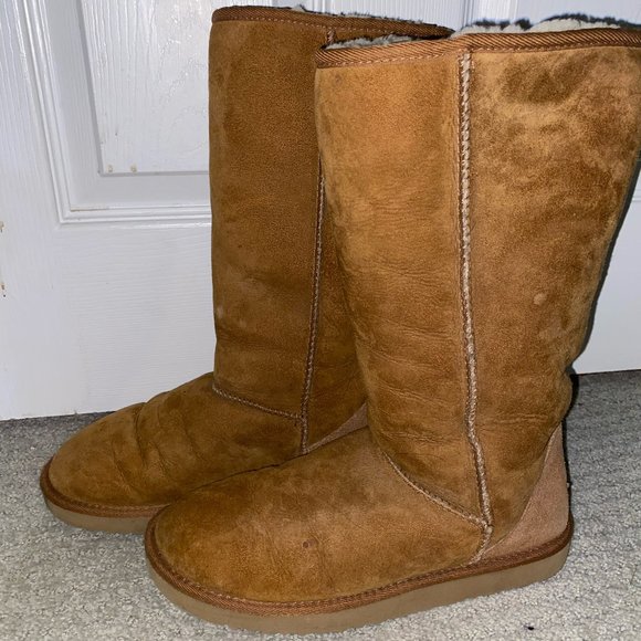 UGG | Shoes | Ugg Classic Tall Boots Tan Size W | Poshmark